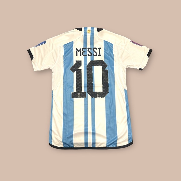 adidas | Shirts | 222 Argentina World Cup Home Kit Lionel Messi Soccer ...